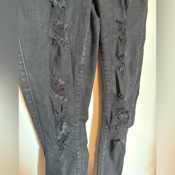 torrid | Jeans | Torrid Black Bombshell Skinny Jeans Ripped | Poshmark